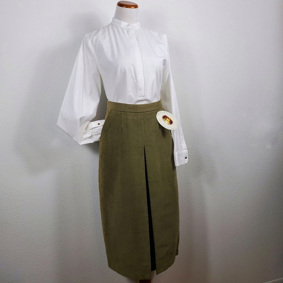 Christopher Dawes | Skirts | Christopher Dawes Vtg Green Skirt Nwt 28 ...